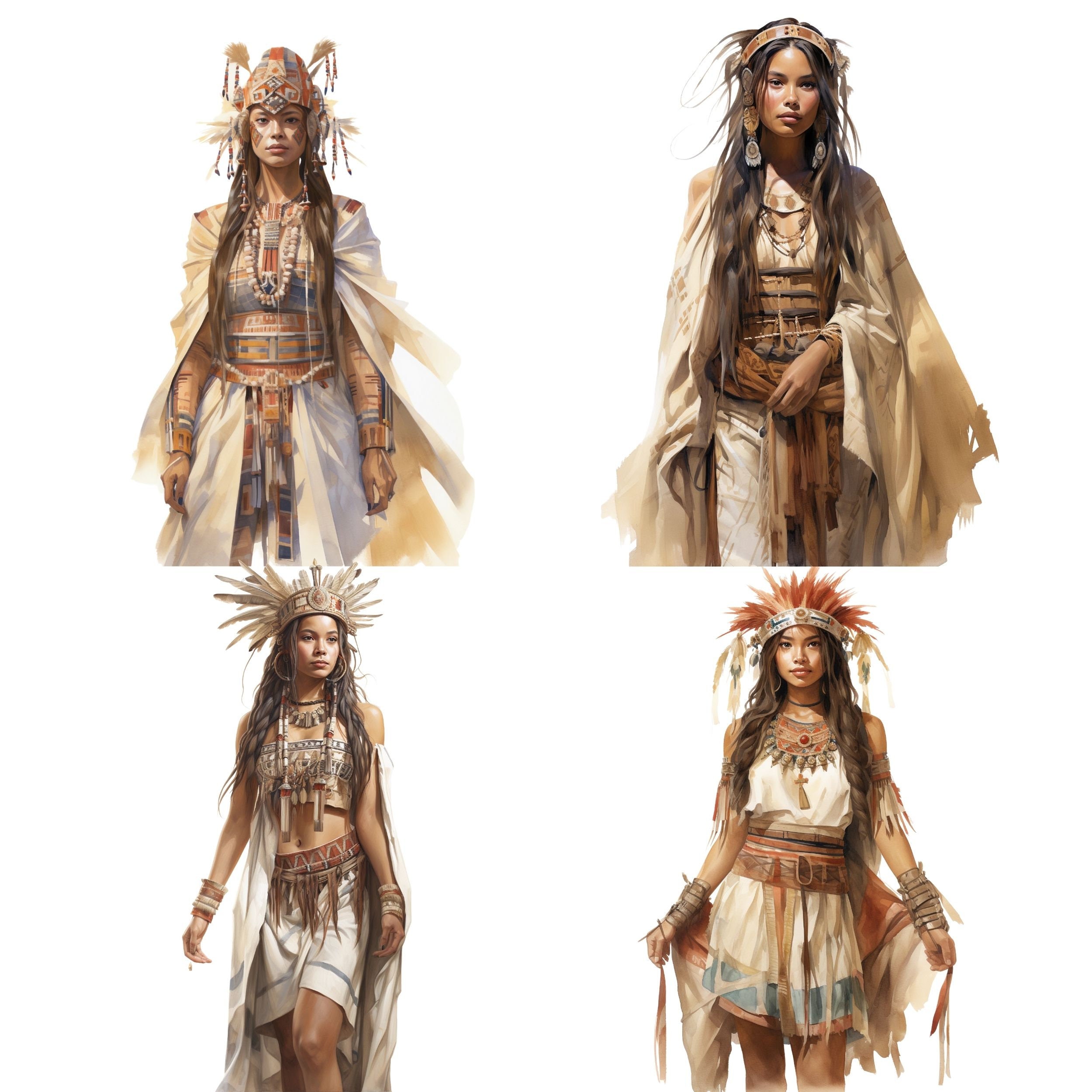 Ancient Inca Girls Clipart, Transparent PNG, Pretty Girls Clipart ...
