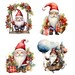 Christmas Gnomes Watercolor Clipart Bundle, Transparent PNG, Holiday ...