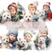 Christmas Little Boy Watercolor Clipart Bundle, Transparent PNG, Cute ...