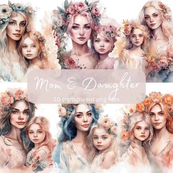 Mothers Day Clipart - Etsy