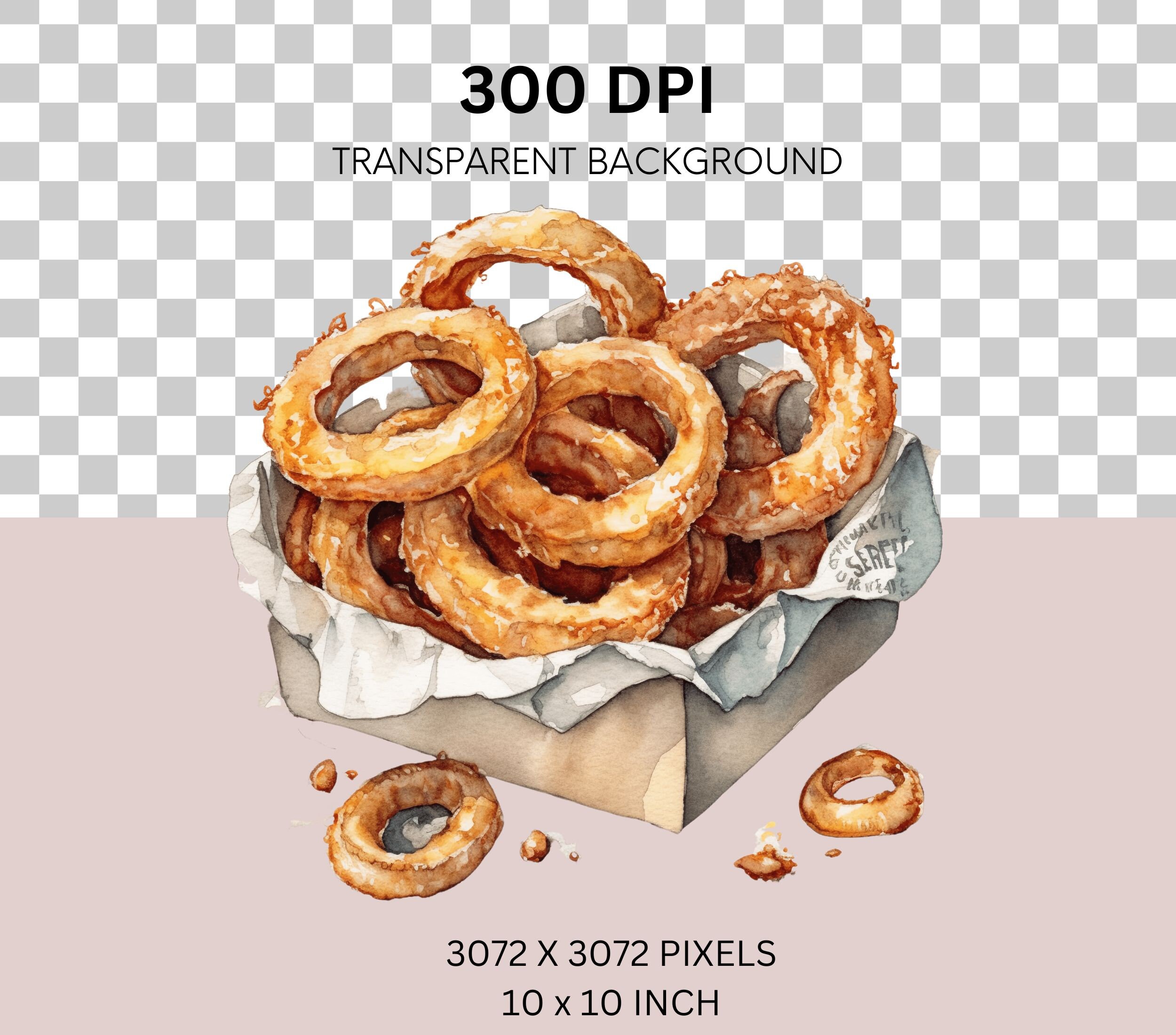 Fast Food Clipart Bundle Transparent PNG Digital Download - Etsy