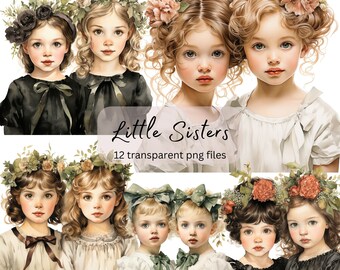 Victorian Vintage Girl Clipart Vintage Kid Wearing Pink Dress - Etsy