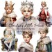 Christmas Prince Watercolor Clipart Bundle, Transparent PNG, Cute ...