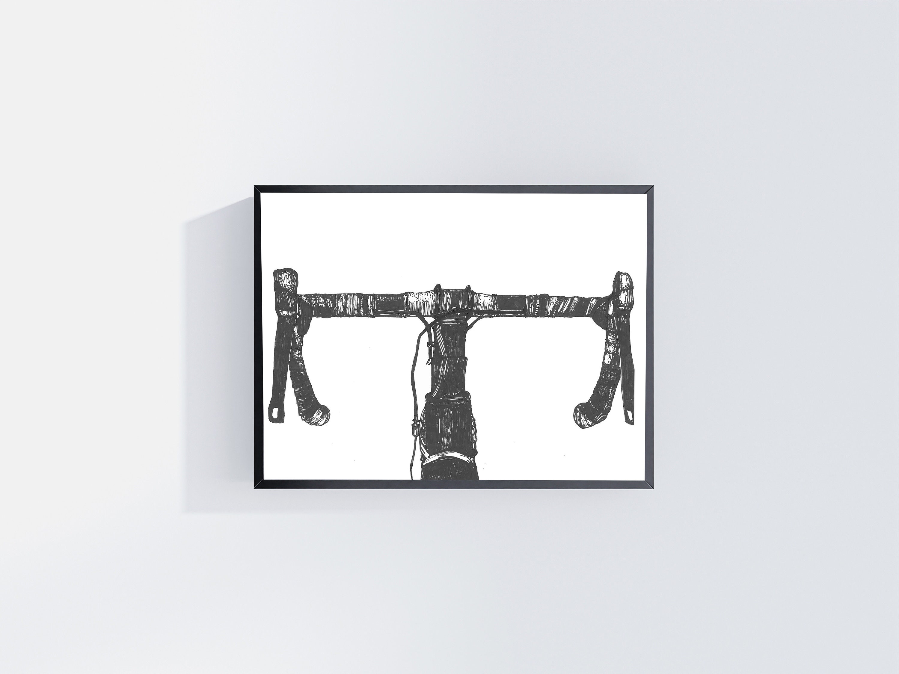PRINTABLE Bike Handlebar Print, Bike Art, Wall Art, Digital Art ...
