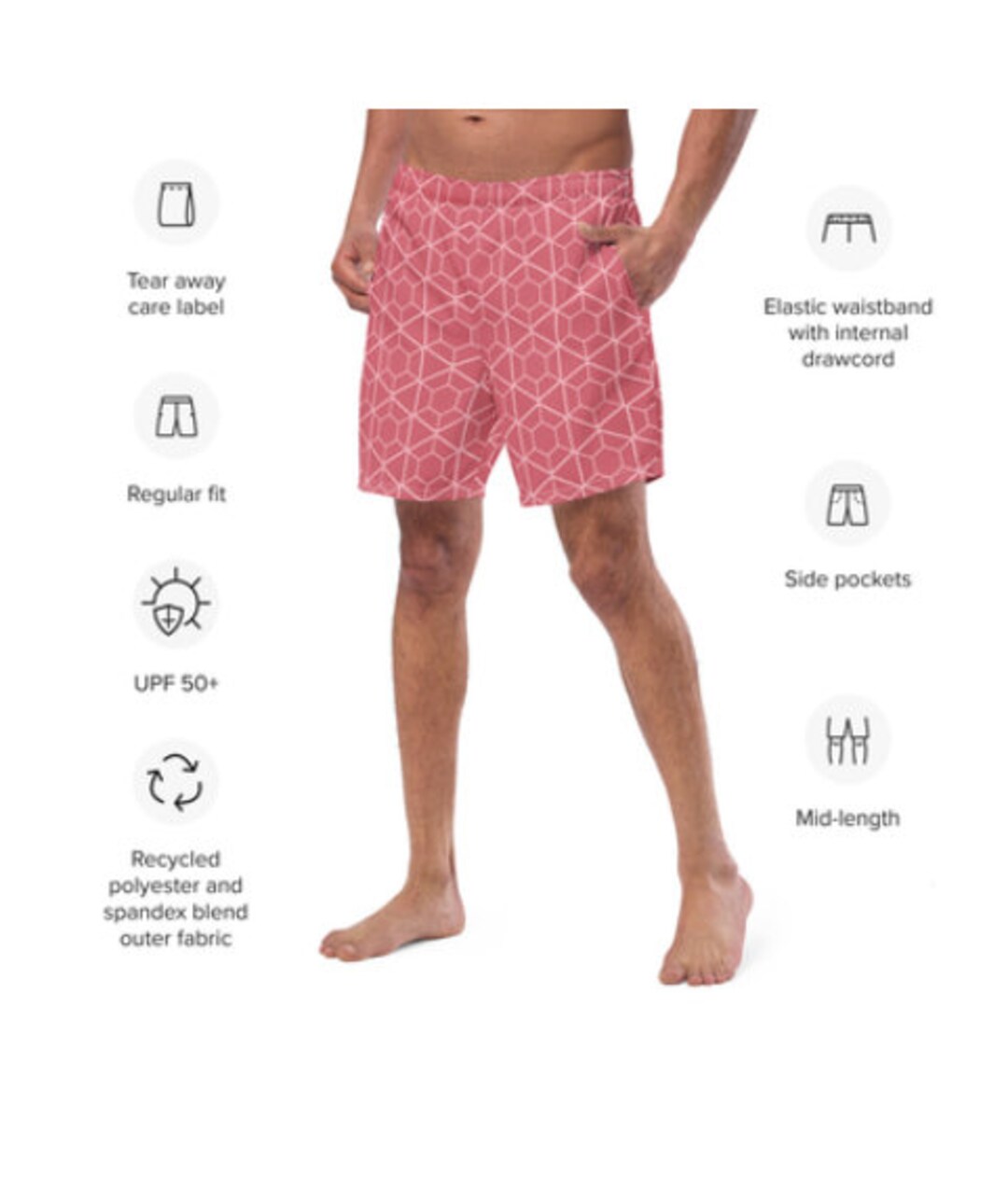 Mens Active Swimwear - Etsy