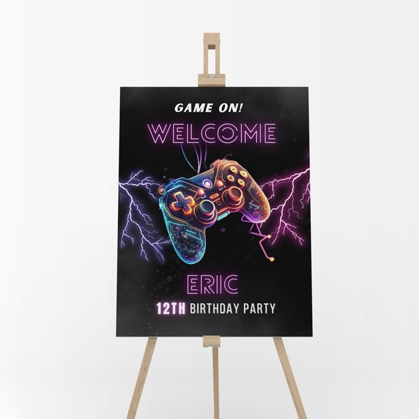 Gamer Welcome Board - Etsy