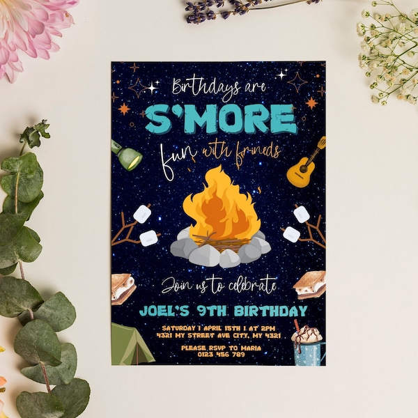 Camping Themed Birthday - Etsy