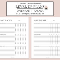 Weekly Habit Tracker Printable Routine Tracker Weekly Habit Challenge ...