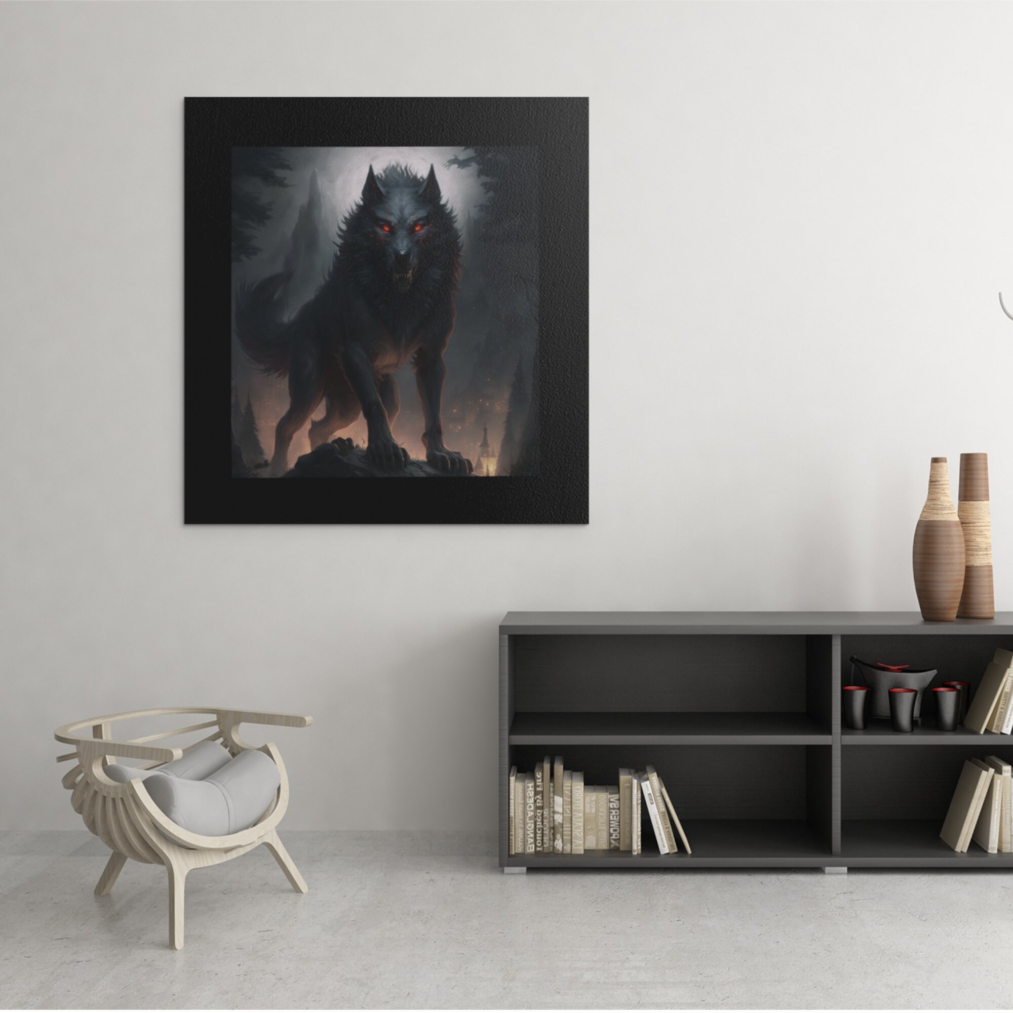 Fenrir, Norse Mythology, Great Wolf, Wall Art, Instant Download, Viking ...