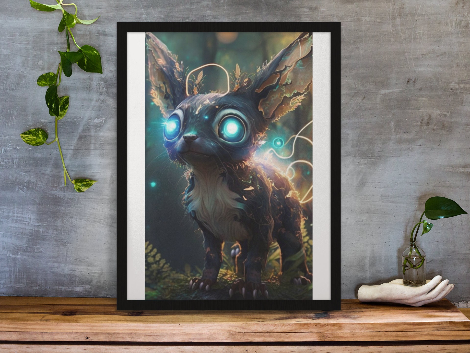 Puca, Pooka, Celtic, Germanic, Mythology, Instant Download, AI Art ...