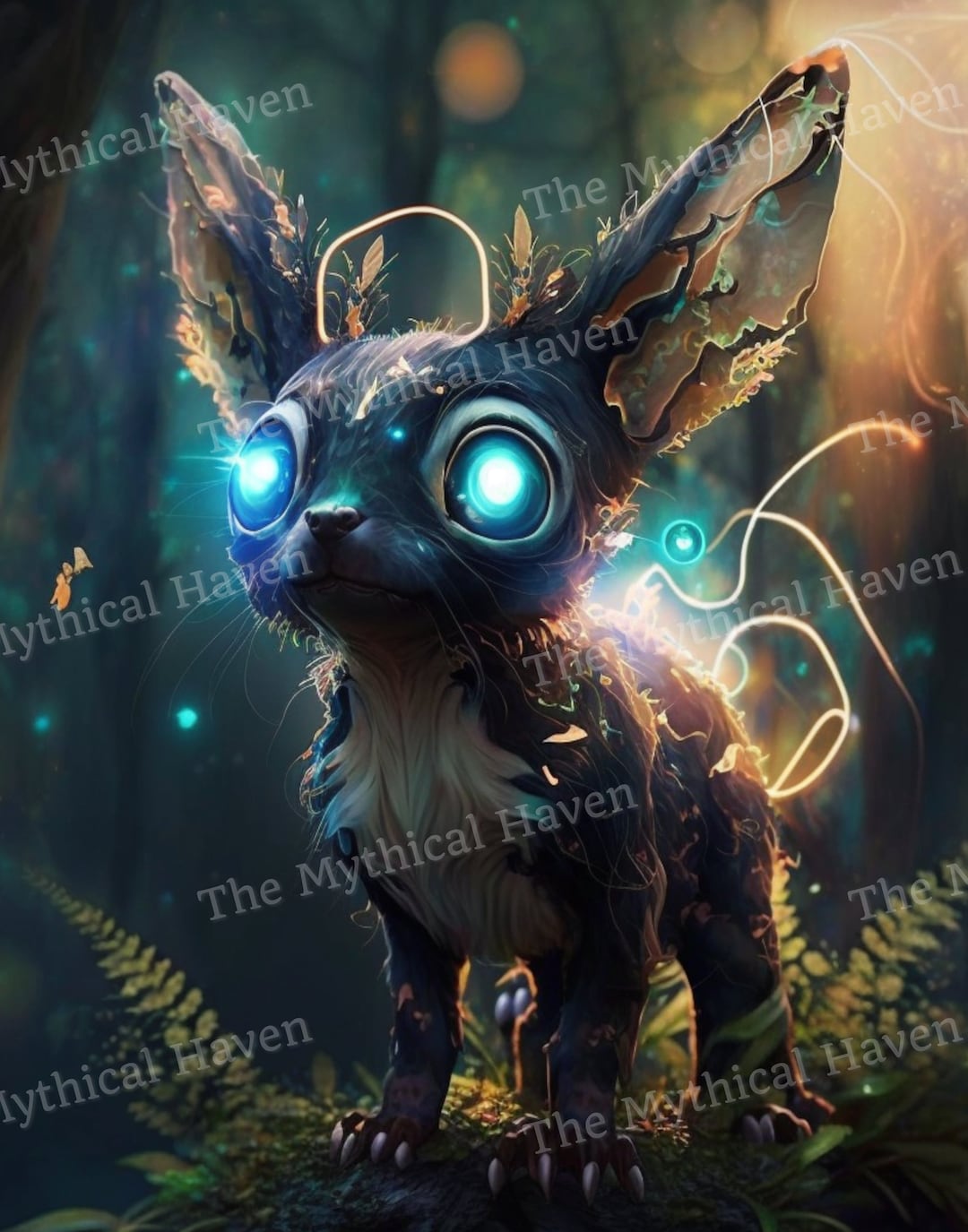 Puca, Pooka, Celtic, Germanic, Mythology, Instant Download, AI Art ...