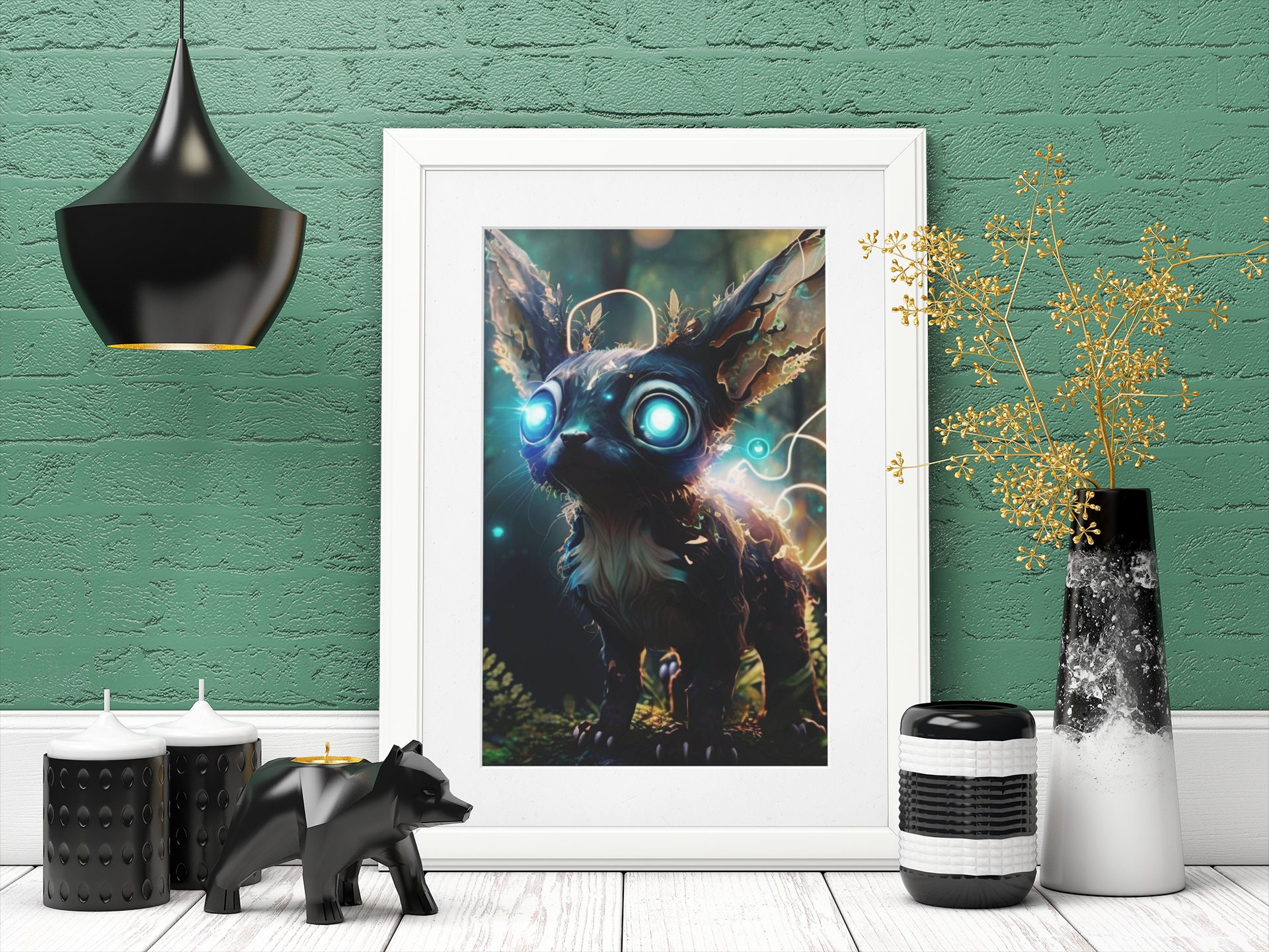 Puca, Pooka, Celtic, Germanic, Mythology, Instant Download, AI Art ...