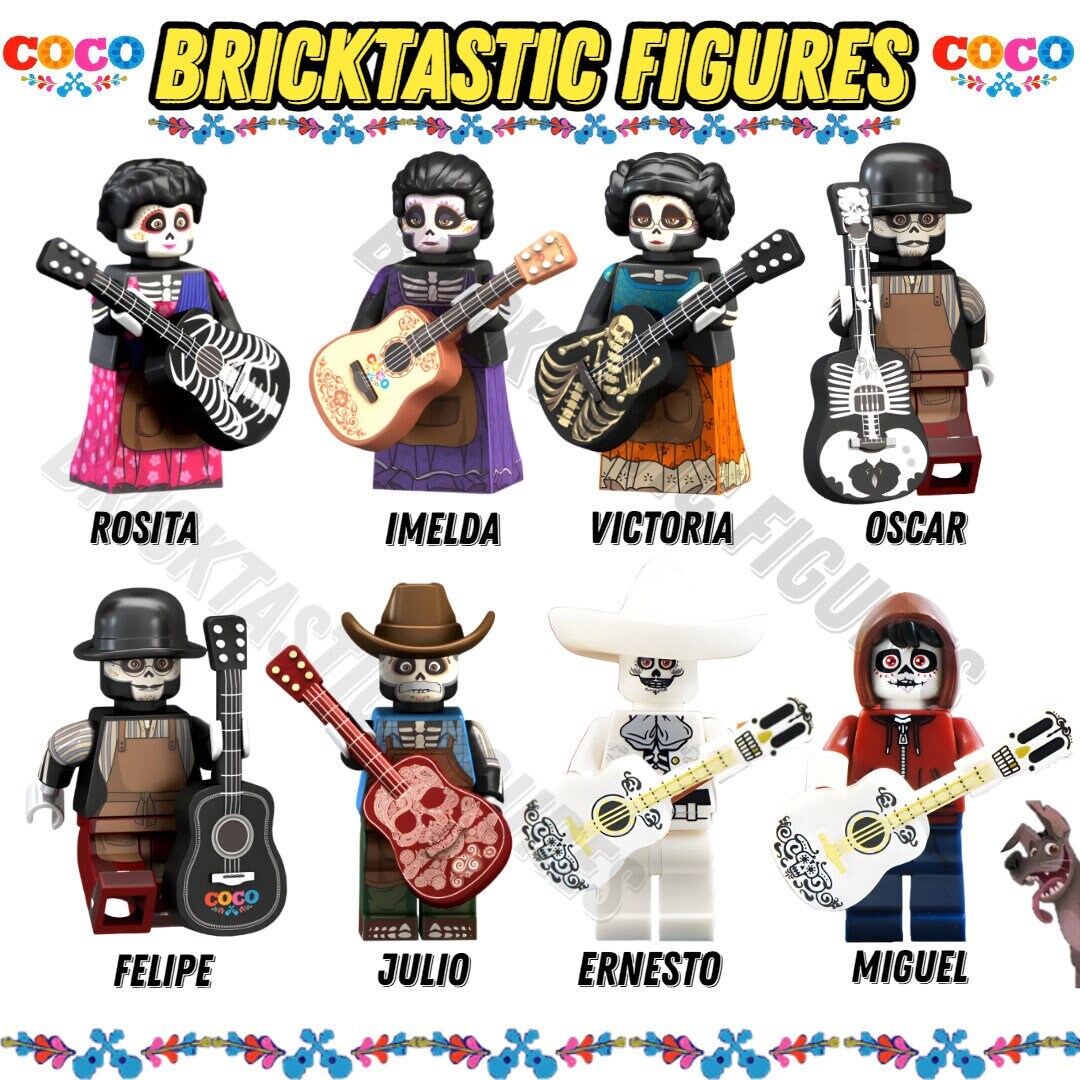 Coco Inspired Custom Minifigures Day of the Dead Rosita Emelda - Etsy