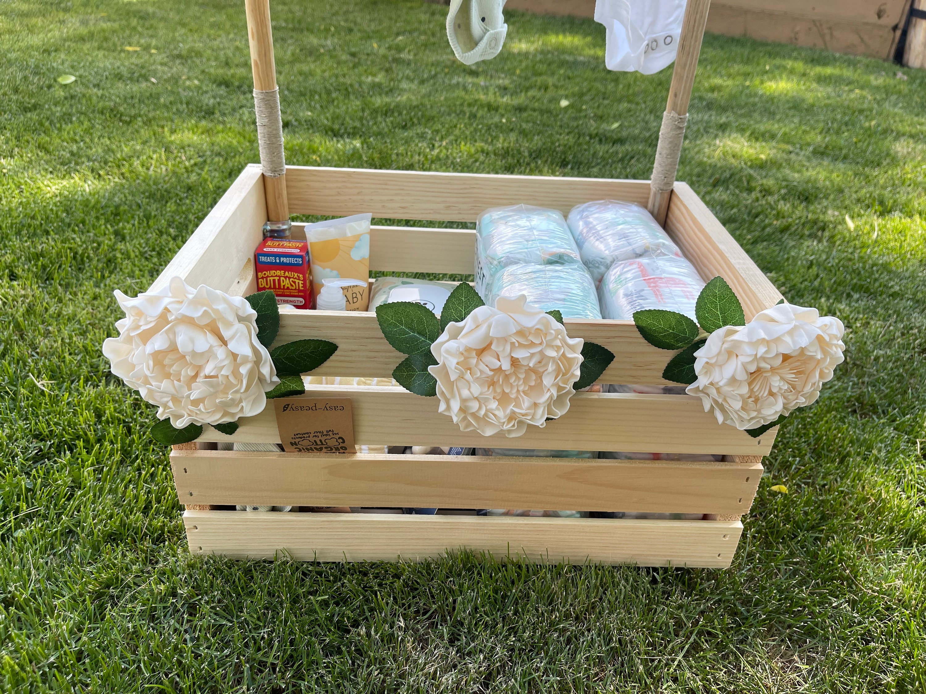 Custom Baby Closet Wooden Crate Gift - Etsy