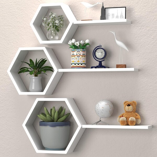 Hexagon Shelves - Etsy