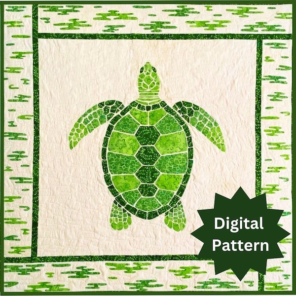 Turtle Quilt Pattern - Etsy