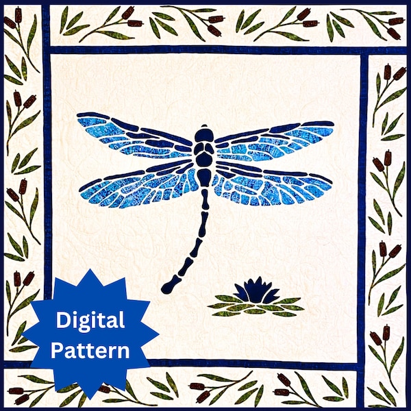 Dragonfly Quilt - Etsy