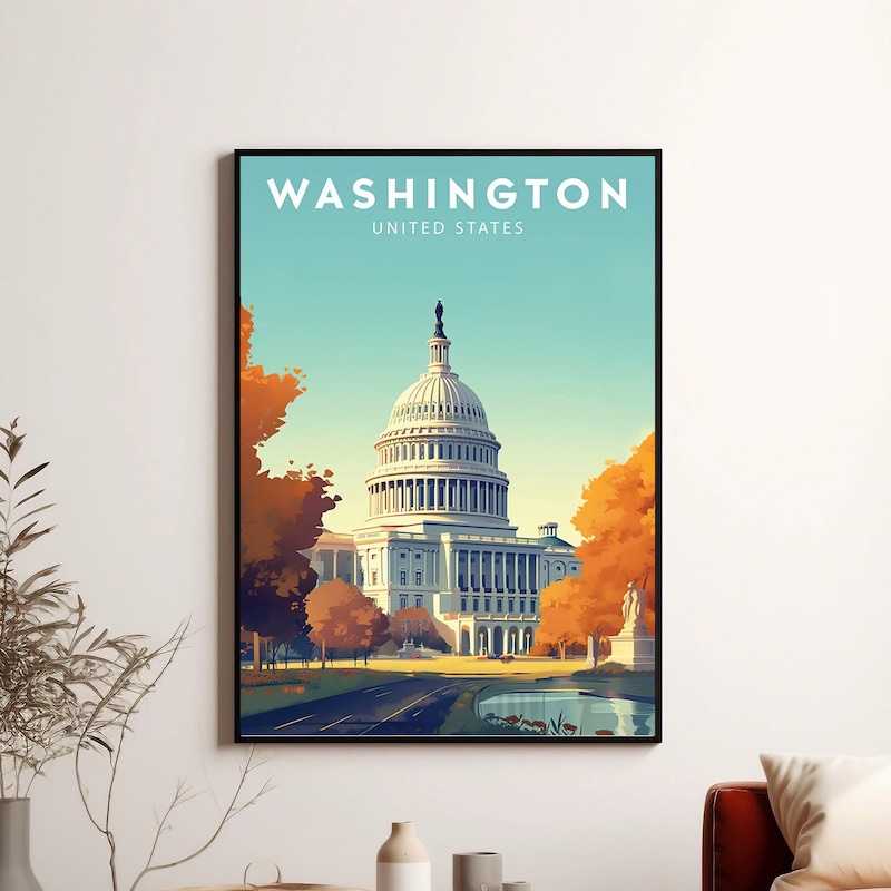 Washington Dc Poster - Etsy