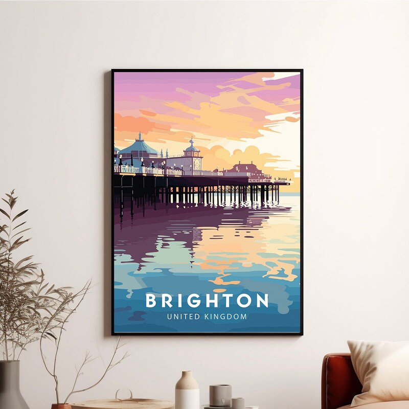 Brighton Poster - Etsy UK