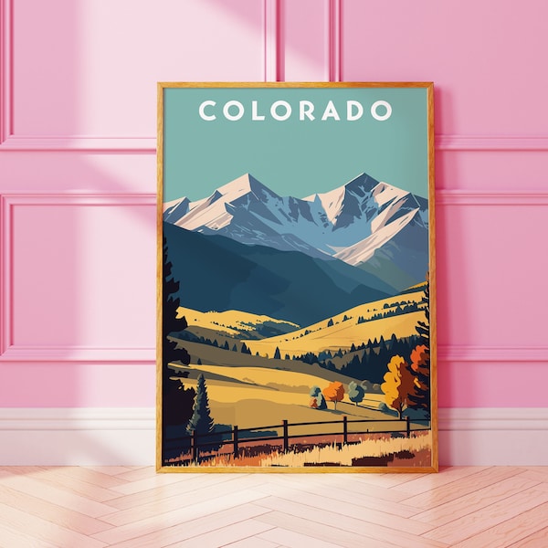 Colorado Poster - Etsy