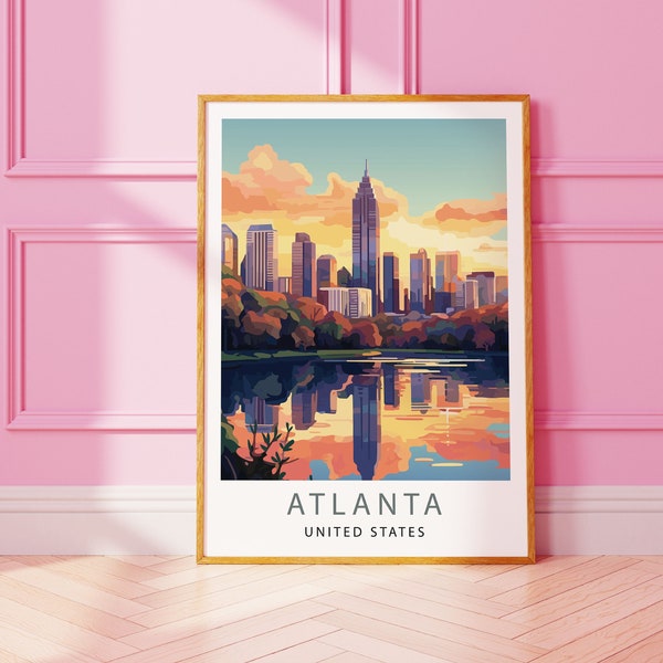 Atlanta Print - Etsy