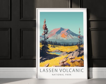 Lassen Volcanic Park Digital Art Print! - Etsy