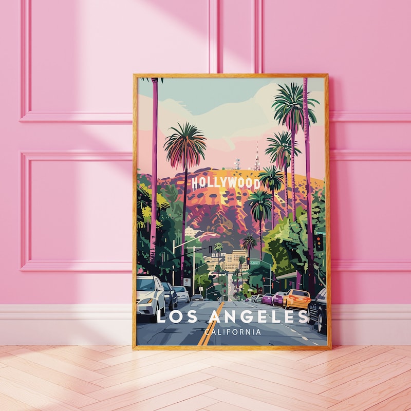 Los Angeles Poster - Etsy