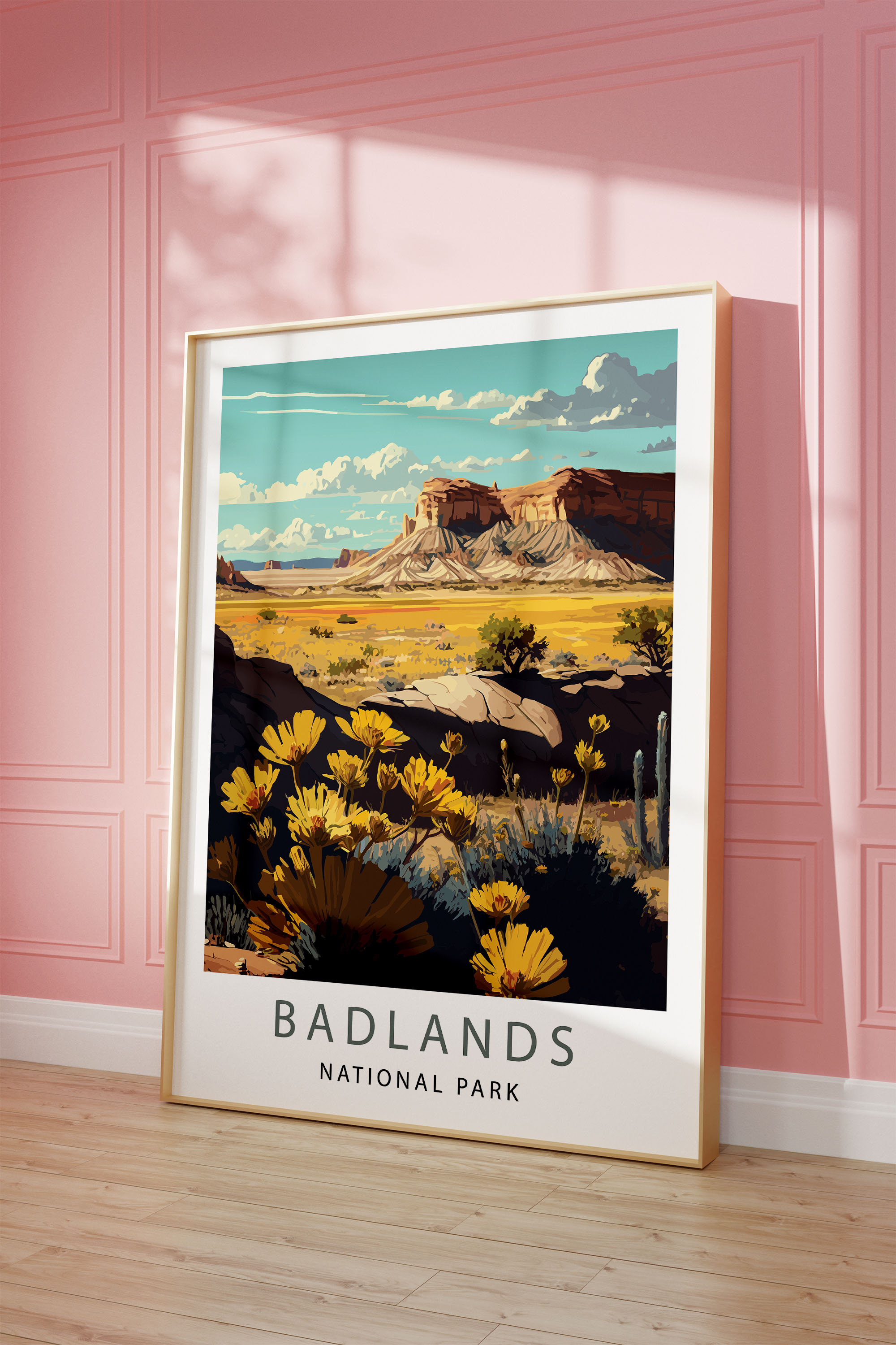BADLANDS National Park Poster Printable Instant Download - Etsy