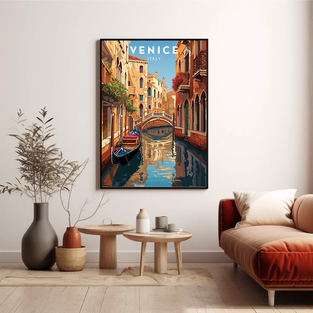 VENICE Poster, Printable Instant Download, VENICE Travel Art Print ...