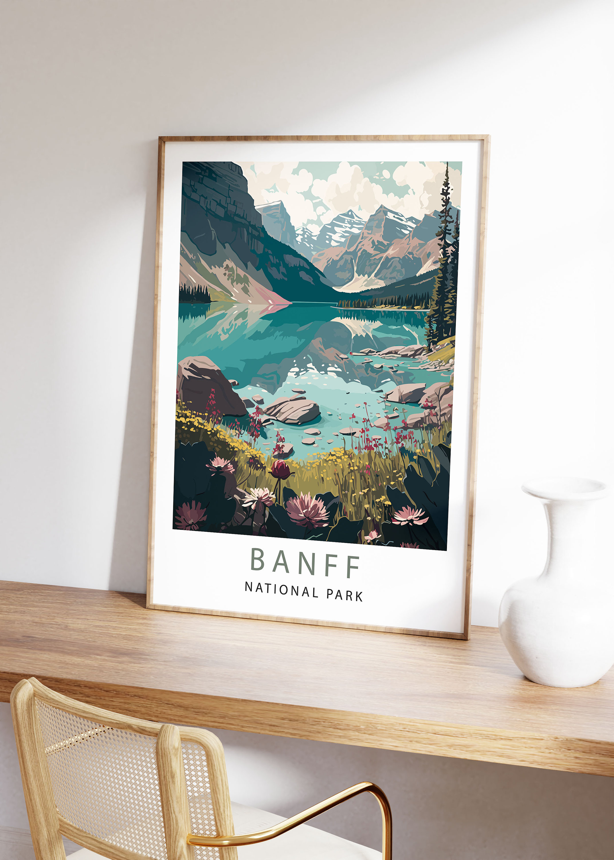 BANFF National Park Poster, Printable Instant Download, Banff Travel ...
