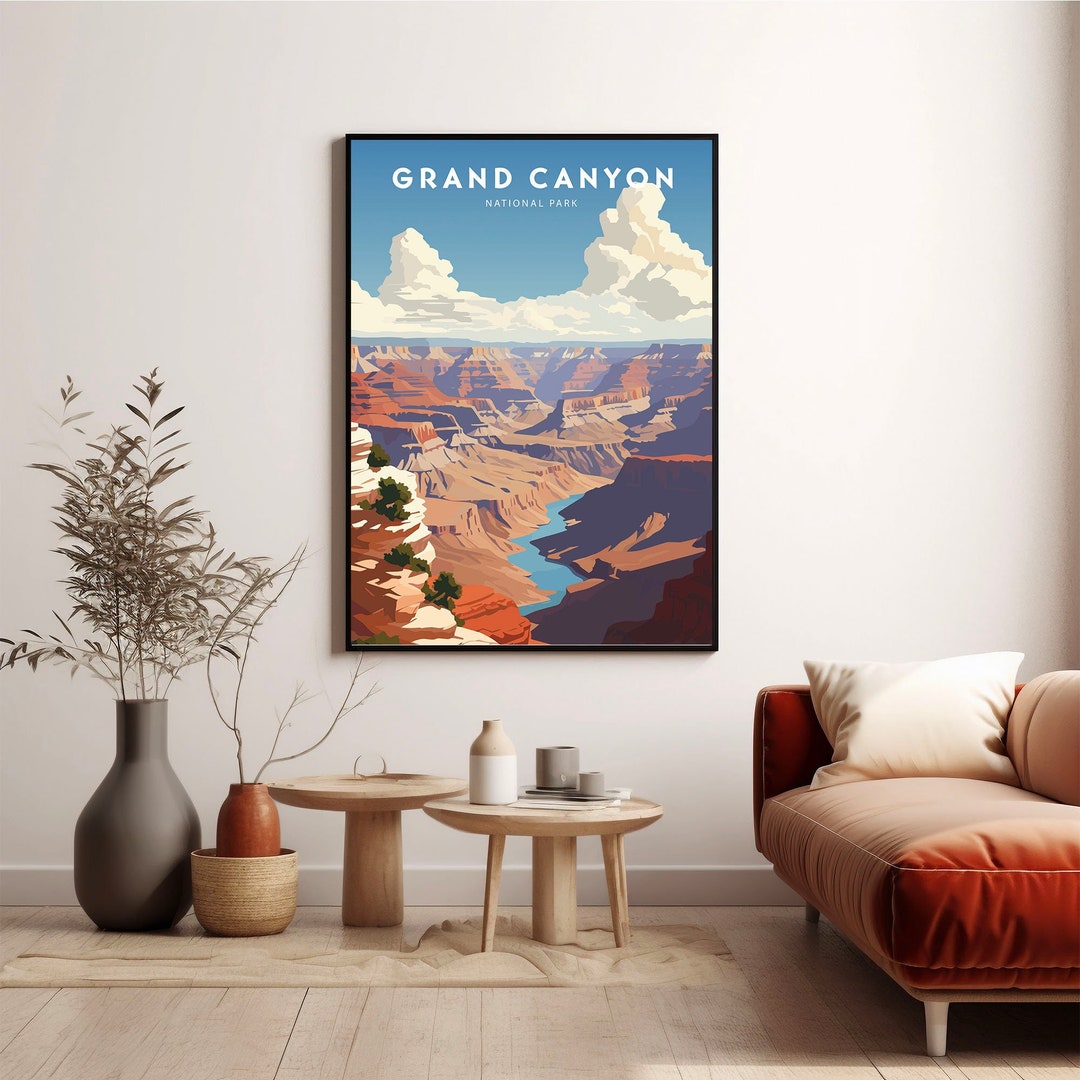 GRAND CANYON PRINT | National Park Travel Poster | Grand Canyon Poster ...