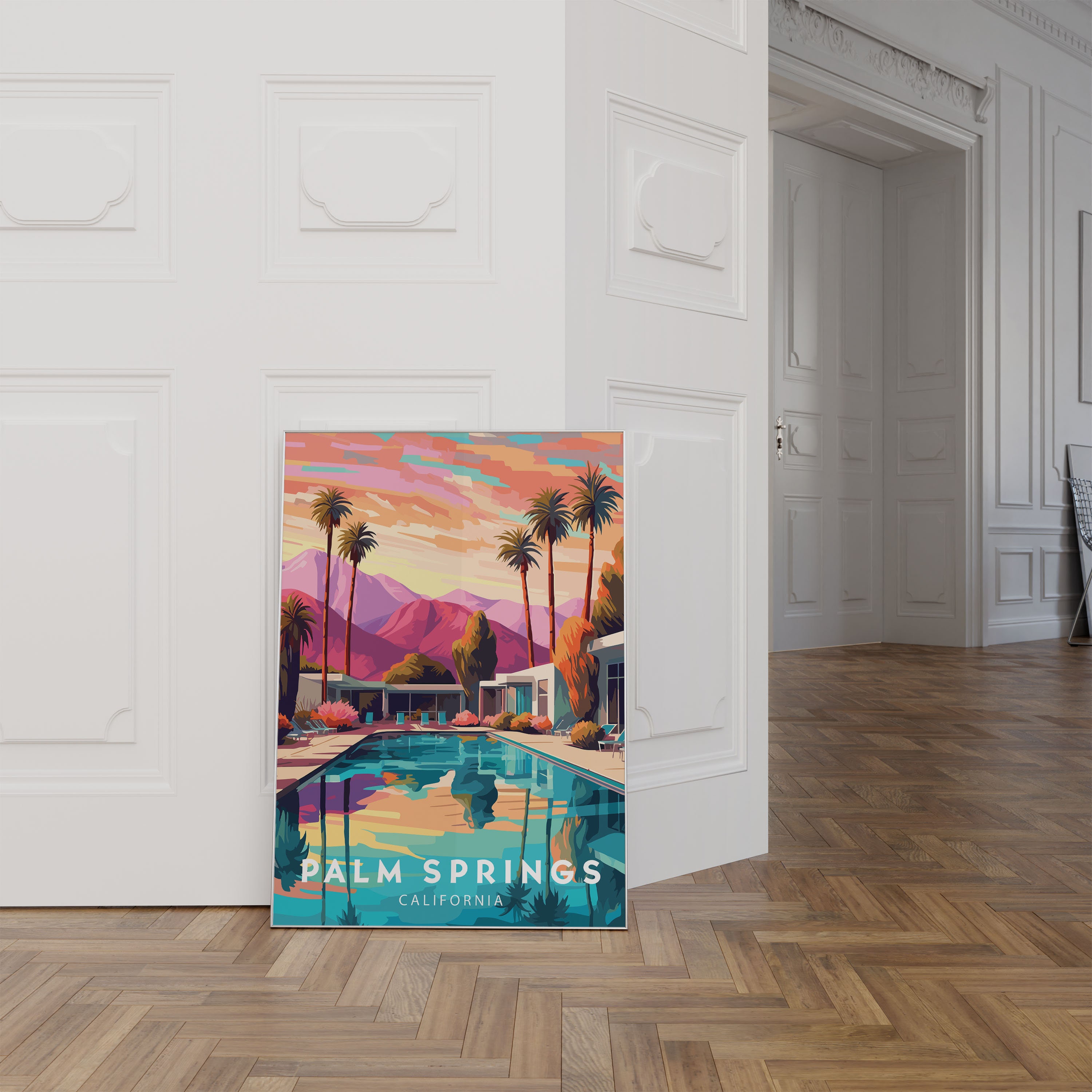 Palm Springs Print Palm Springs Poster Palm Springs Wall Art Palm ...