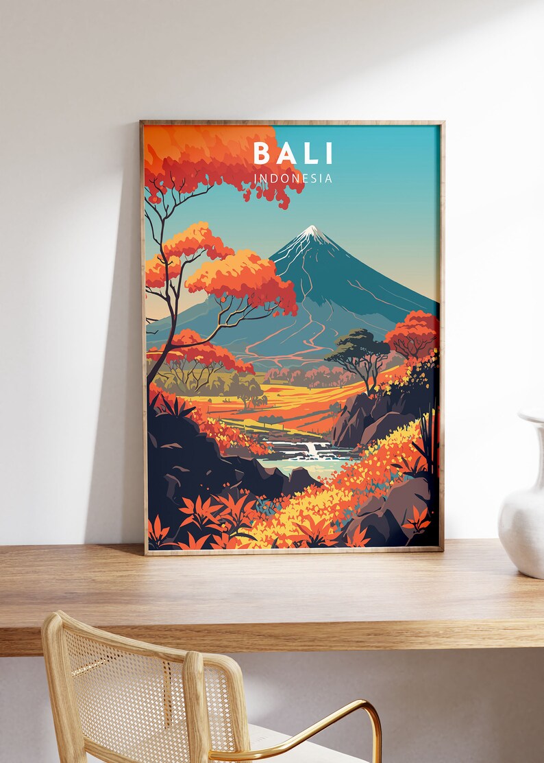 BALI Poster, Printable Instant Download, BALI Travel Art Print ...