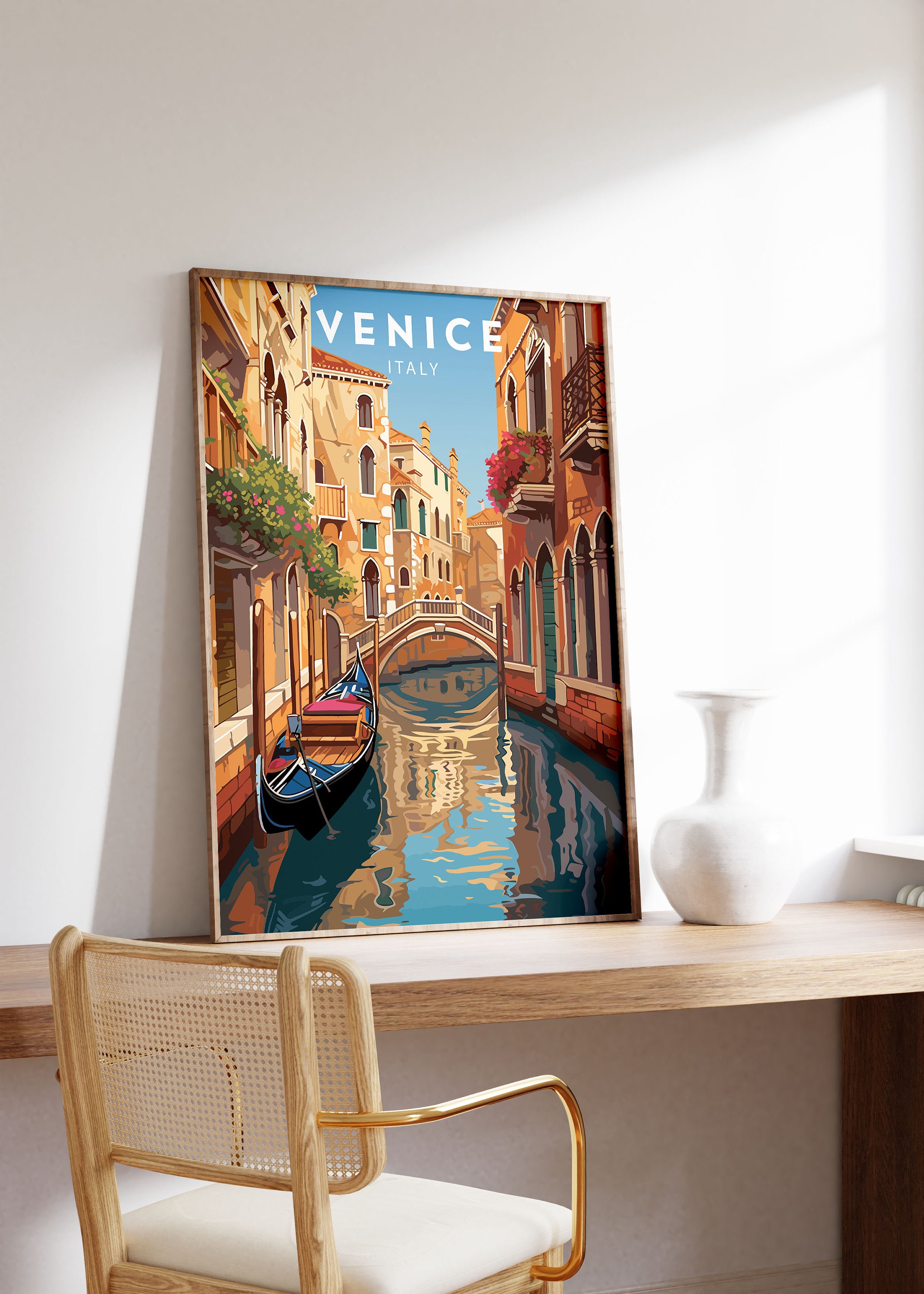 VENICE Poster, Printable Instant Download, VENICE Travel Art Print ...