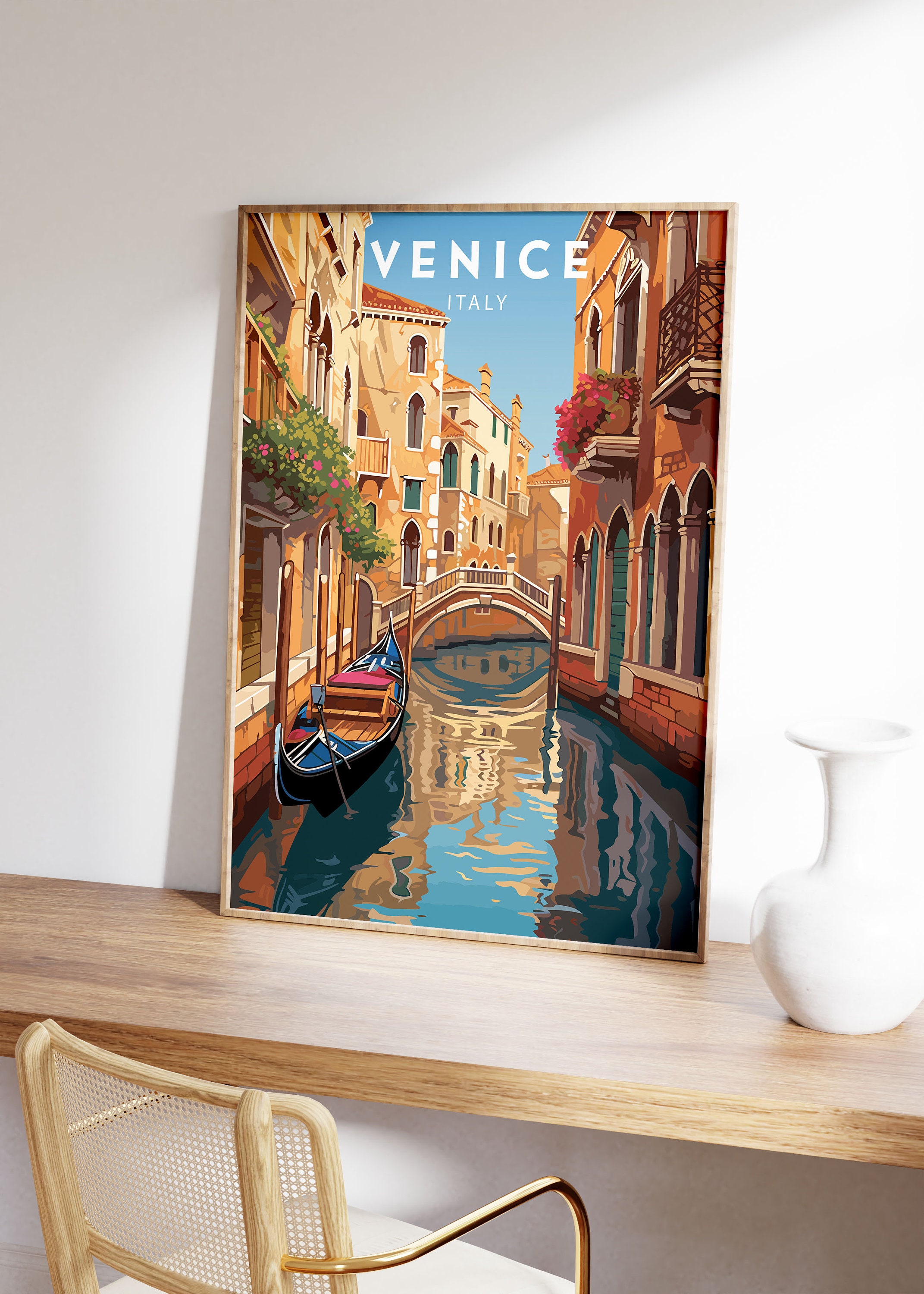 VENICE Poster, Printable Instant Download, VENICE Travel Art Print ...