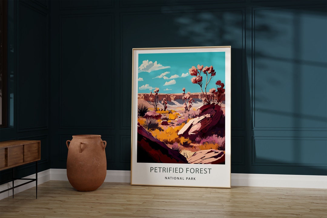 PETRIFIED FOREST National Park Poster Instant Download Petrified Forest ...