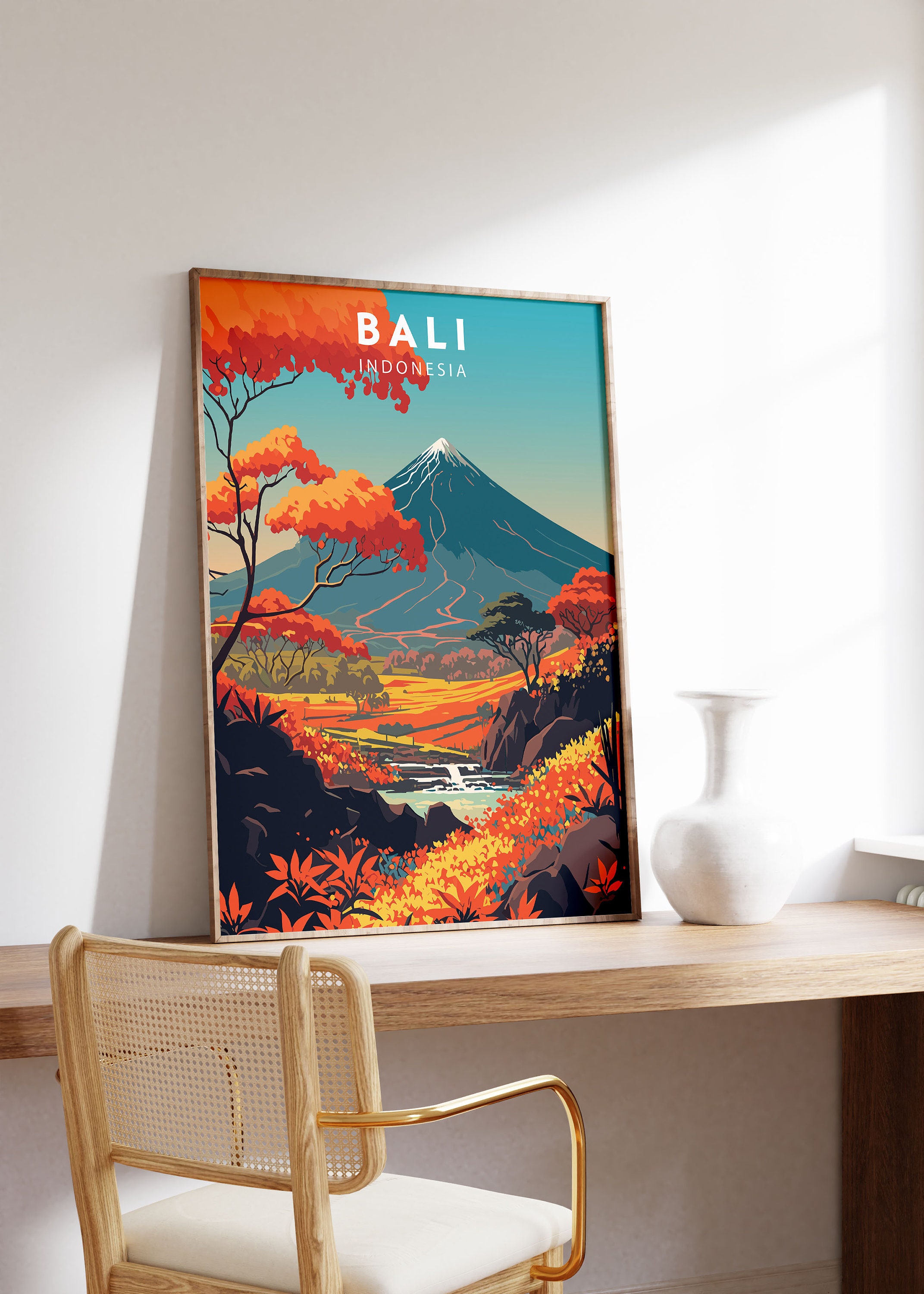 BALI Poster, Printable Instant Download, BALI Travel Art Print ...