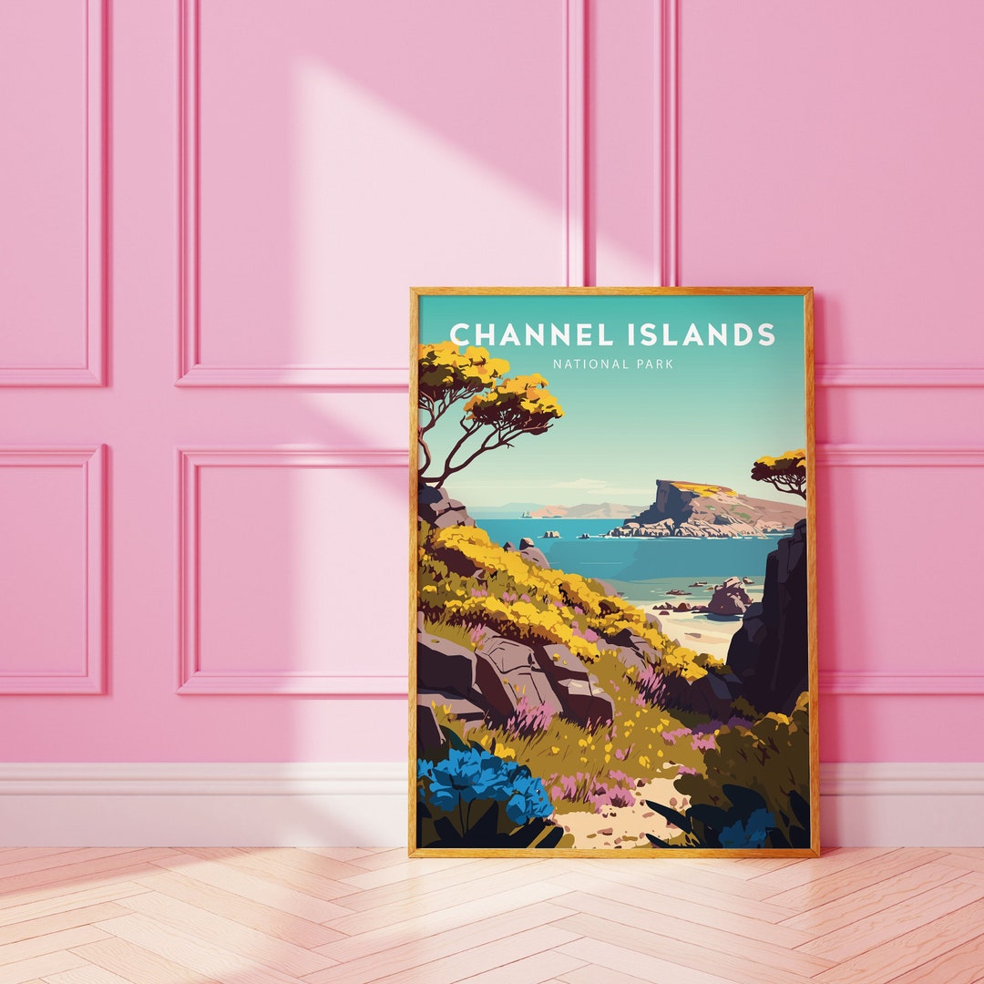 CHANNEL ISLANDS National Park Poster Channel Islands Print Minimalist ...