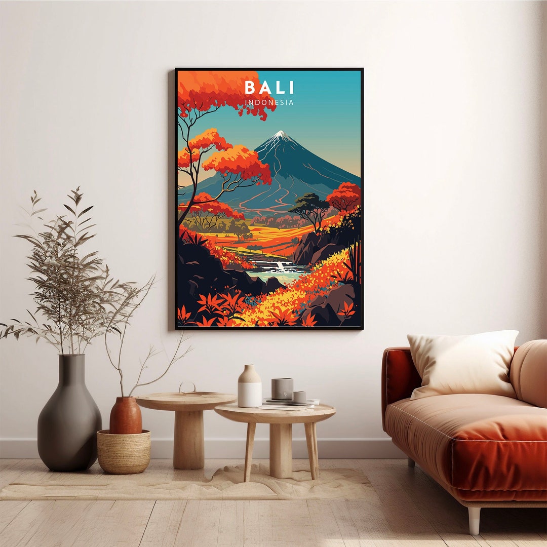 BALI Poster, Printable Instant Download, BALI Travel Art Print ...