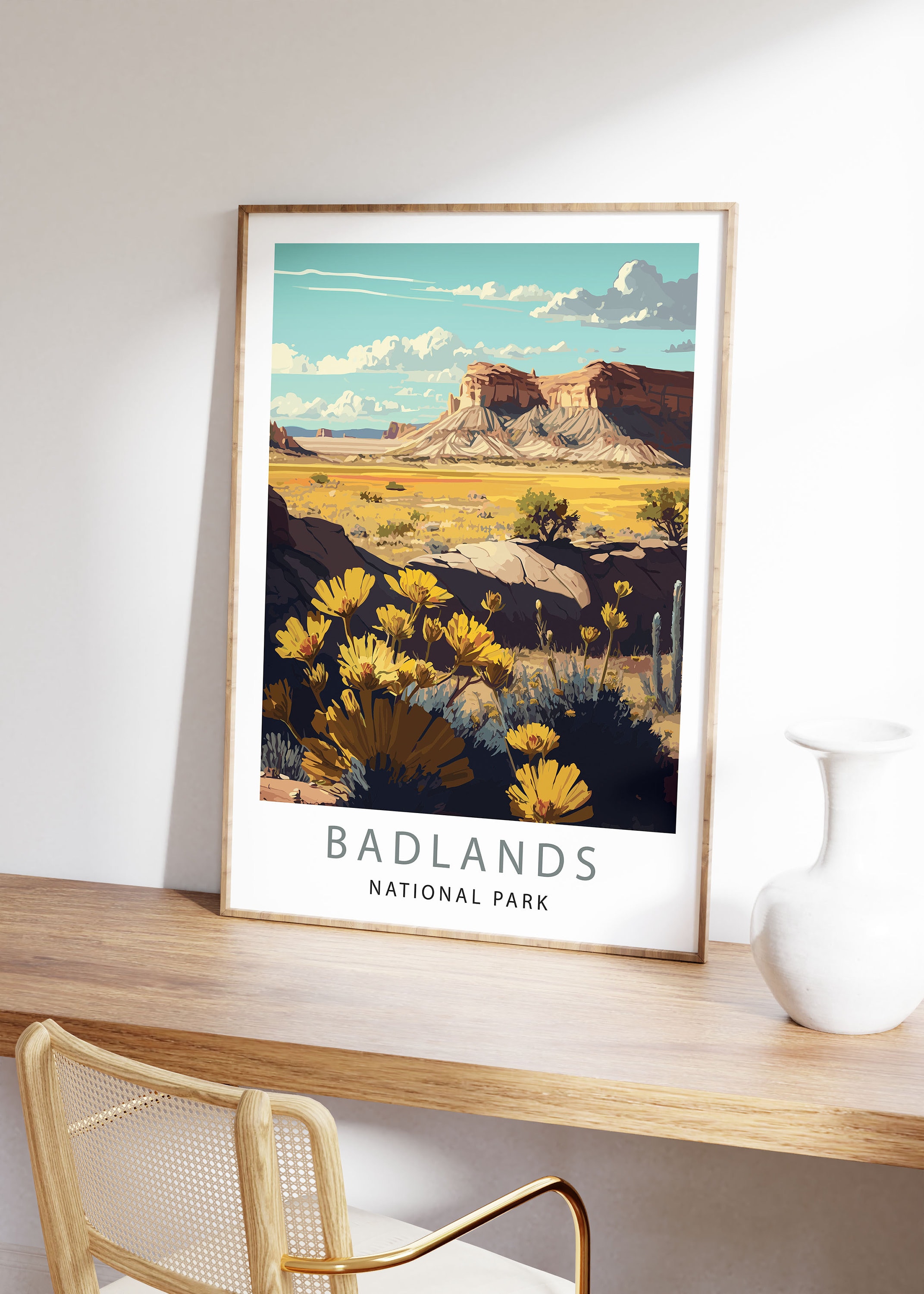 BADLANDS National Park Poster Printable Instant Download - Etsy