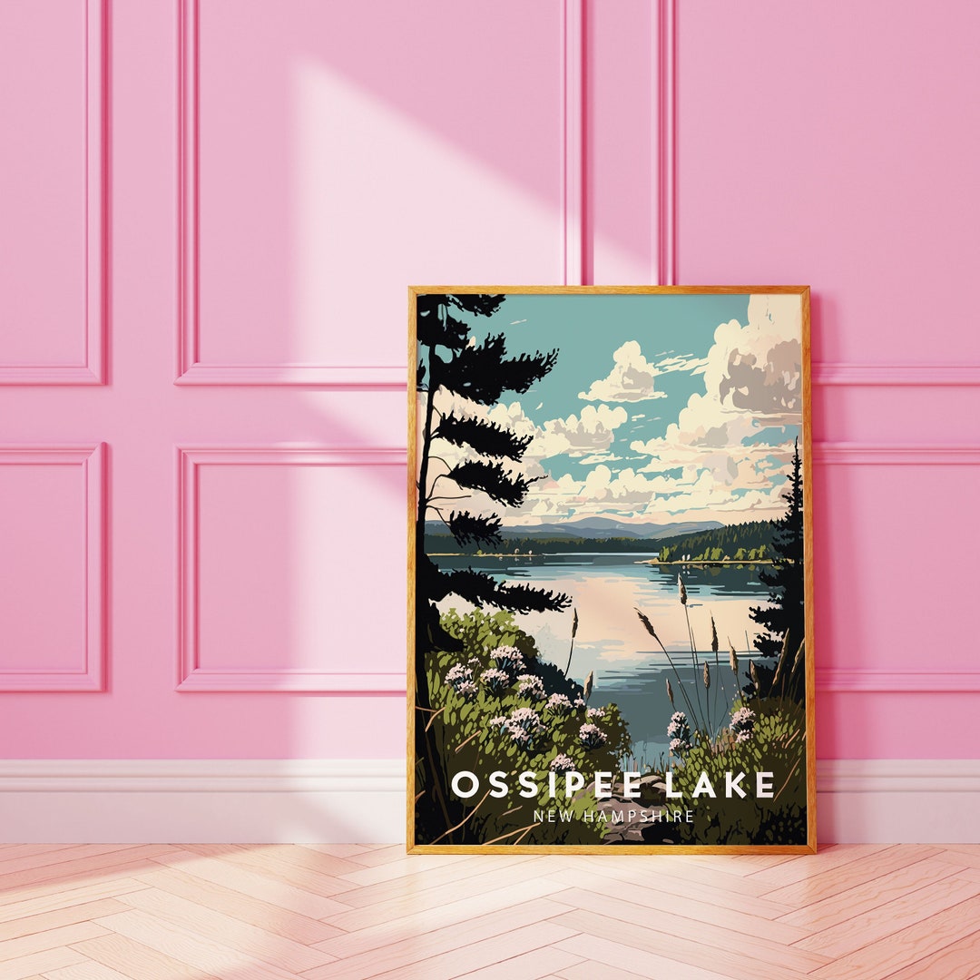 Ossipee Lake Poster Ossipee Lake Print Digital Download Artwork New ...