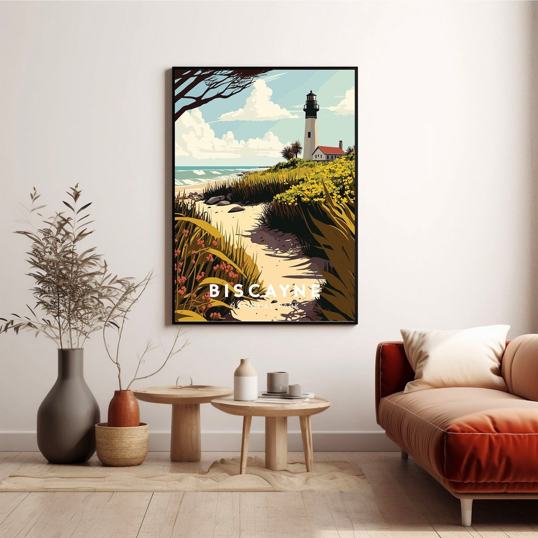Biscayne Print, Biscayne National Park Poster, Printable Instant ...