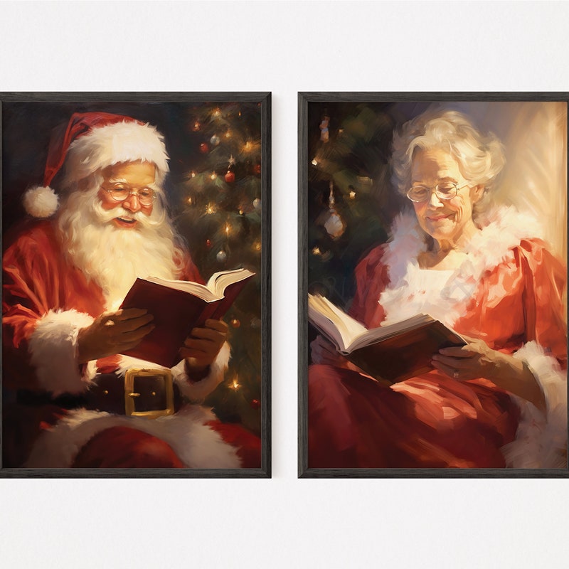 Santa Claus Print - Etsy