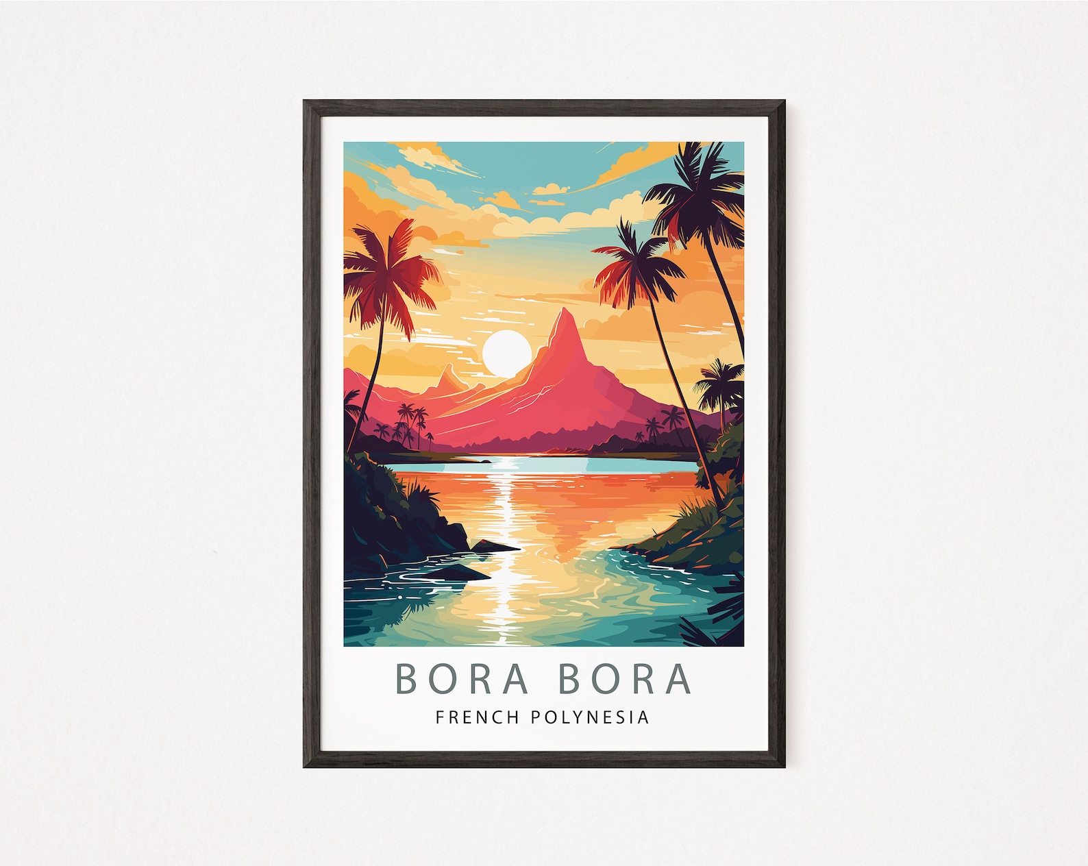 Bora Bora Print Bora Bora Poster Printable Instant Download - Etsy
