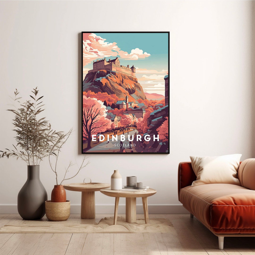 EDINBURGH Poster | EDINBURGH Print | Edinburgh Art | SCOTLAND Art ...