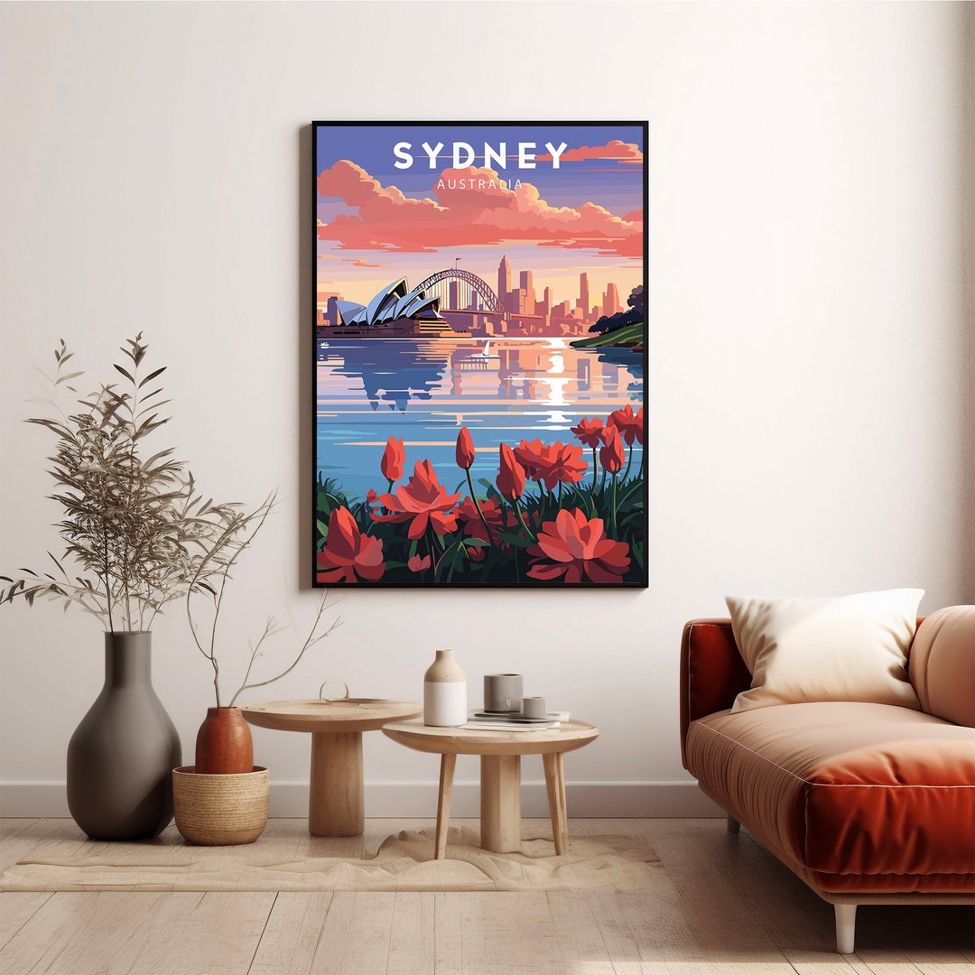 SYDNEY Poster | Sydney Print | Sydney Art | Sydney Travel Art ...