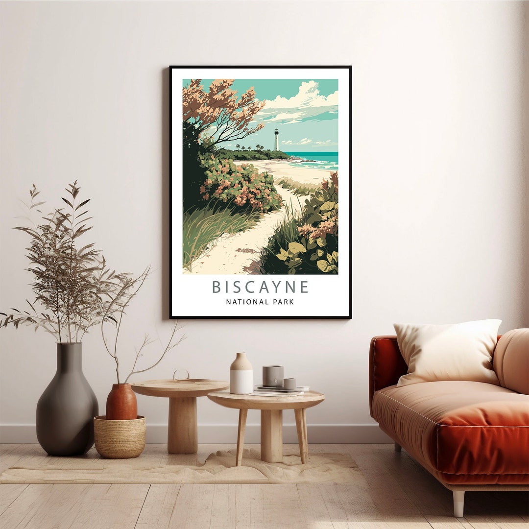 Biscayne Print, Biscayne National Park Poster, Printable Instant ...