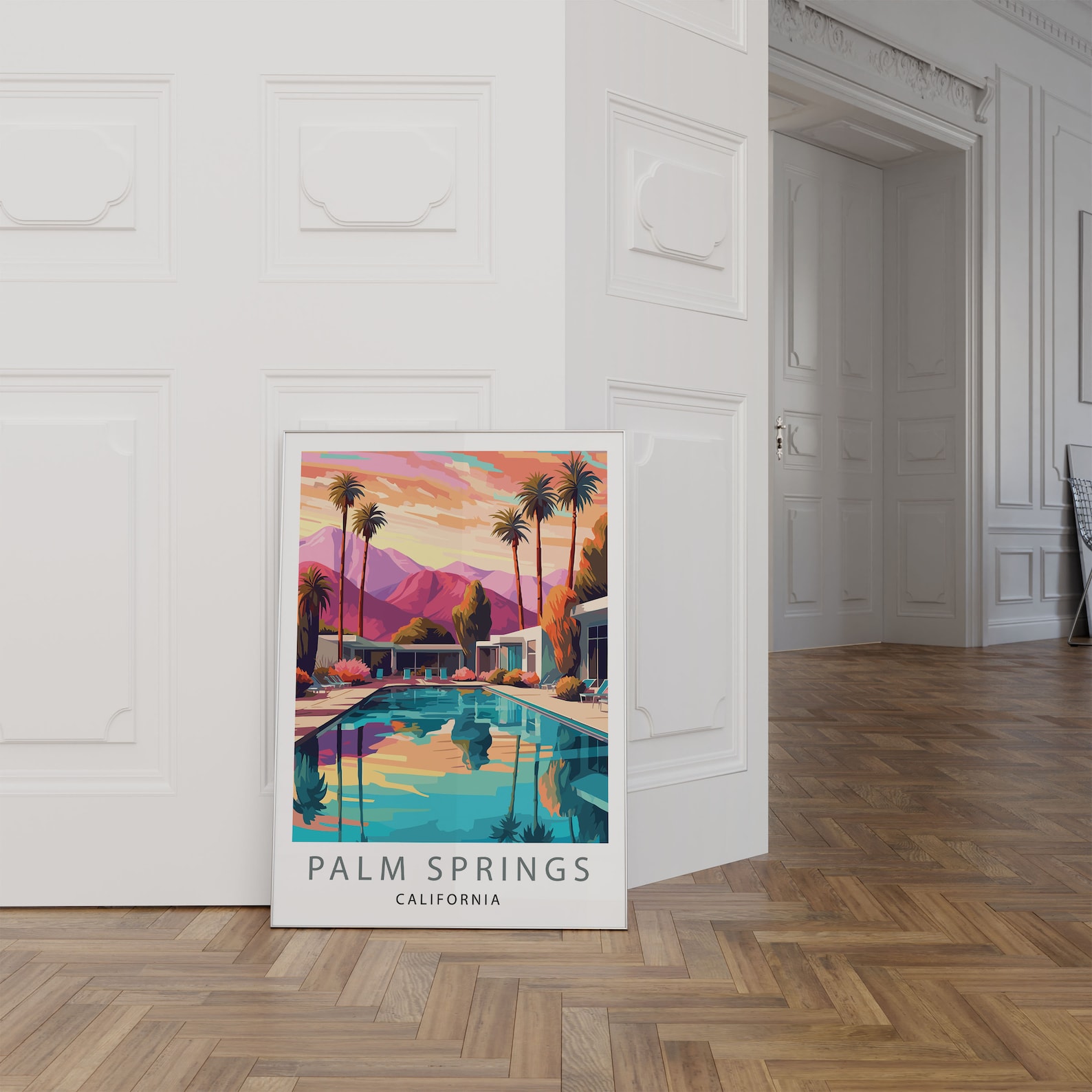 Palm Springs Print Palm Springs Poster Palm Springs Wall Art Palm ...