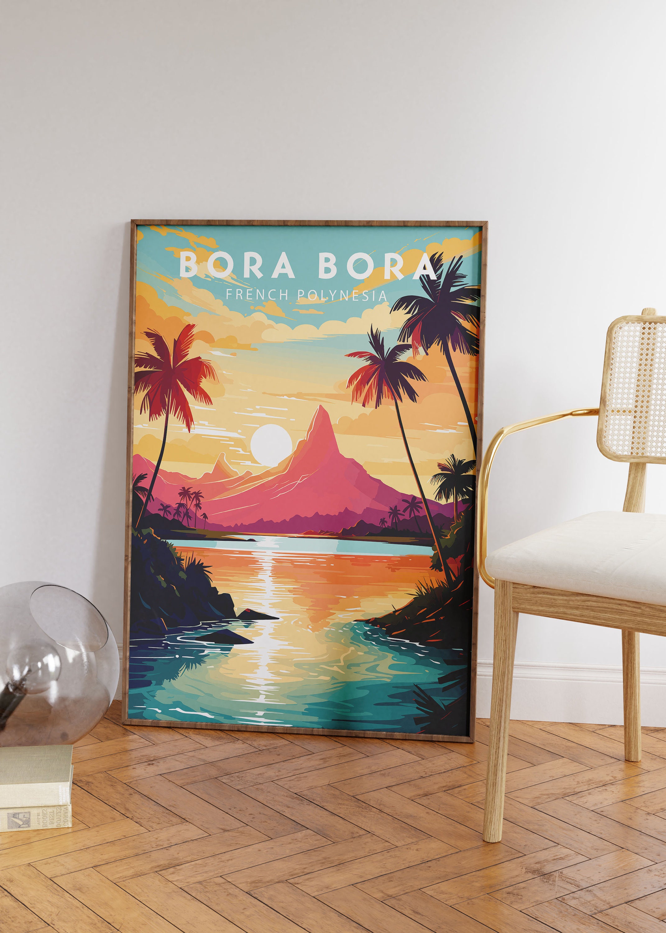 Bora Bora Print, Bora Bora Poster, Printable Instant Download, Tahiti ...