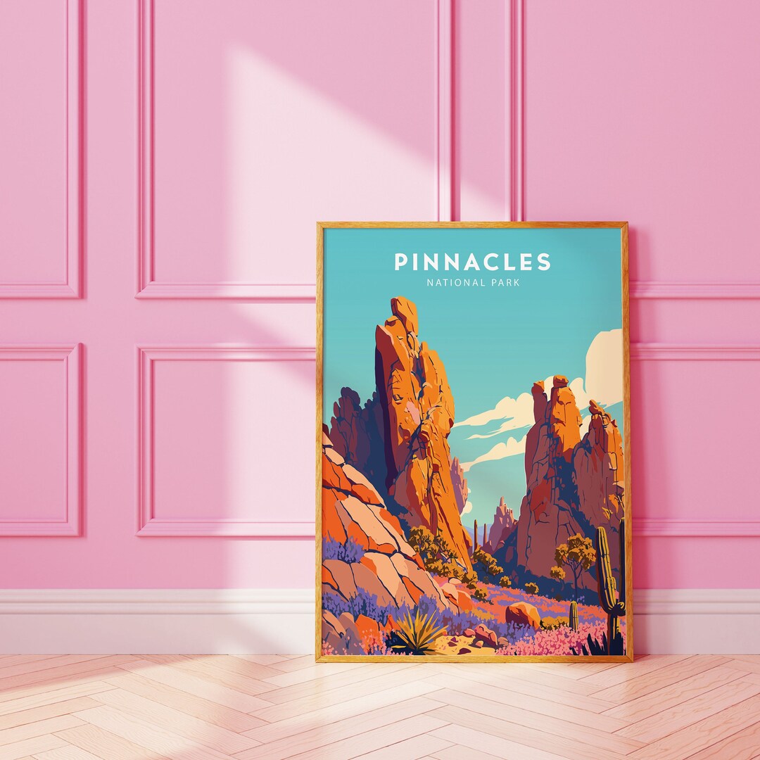 PINNACLES Travel Print, PINNACLES Poster, Home Decor Wall Art Pinnacles ...